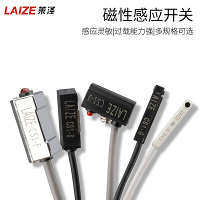 莱泽磁性开关CS1-F-M-U-J-G气缸磁性感应开关D-A93/M9B/M9N二三线