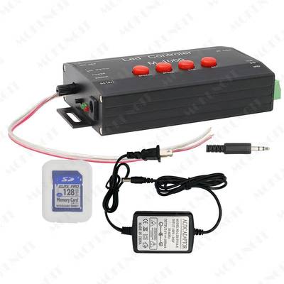 M-1000ALED音频控制器WS2812BWS2801幻彩LED音乐控制器