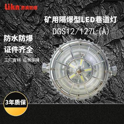 工厂直售寿命长光效高led矿灯DGS12/127L(A)矿用隔爆型LED巷道灯