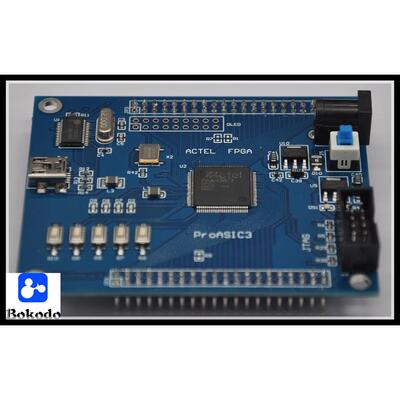 ACTEL ProASIC A3P060 带串口 FPGA 小系统 开发板 实验板