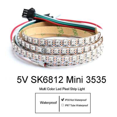 SK6812WS2812B144灯内置ic3535灯珠幻彩全彩灯带7mm5V