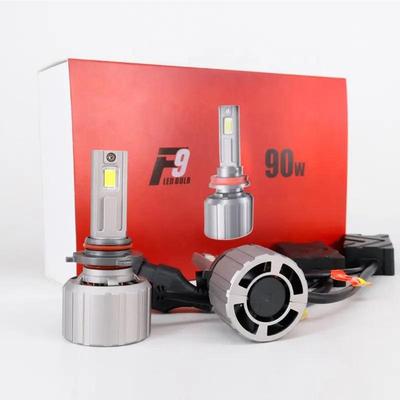 2023高功率新款90WF9LED汽车车灯远光灯近光灯90059006HB3