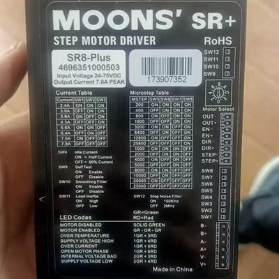 MOONSSR8Plus步进电机驱动器输入电压247议价