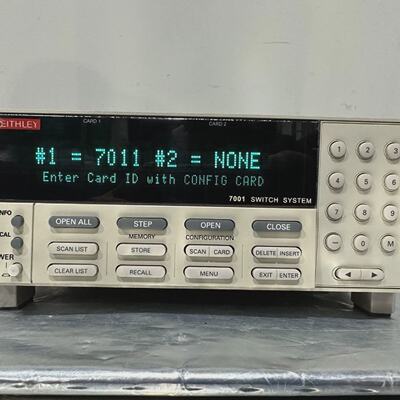 Keithley 7001 SwitchControl Mainframe