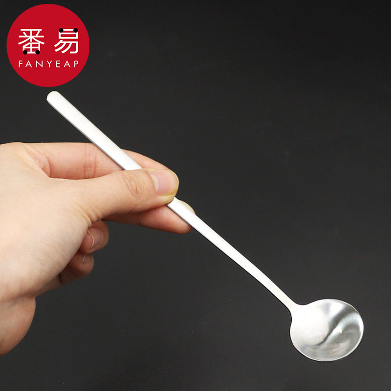 长柄搅拌勺A1pn001-调料勺咖啡勺调羹汤匙甜品勺马克杯用酸奶勺