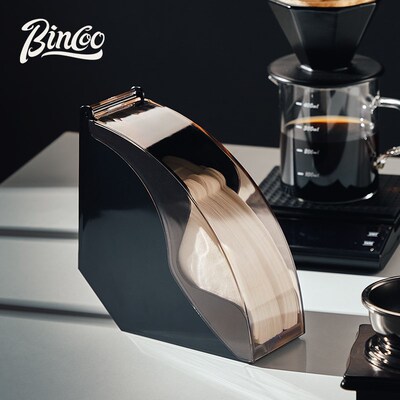 bno咖啡滤纸收纳盒手冲v过滤纸盒防尘盒子置物器具v0滤纸架