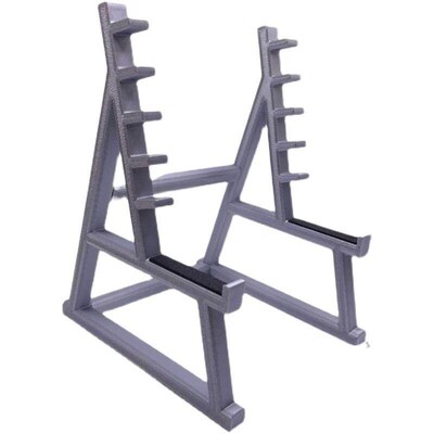 Squat Rack Pen Holder 独立站创意迷你杠铃笔架摆件办公室摆件