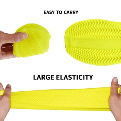 1 Pair Reusable Silicone Shoe ver S/M/L Waterproof Rain Shoe