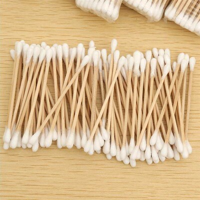 Childrens bathing cotton swab Tampon stick/double ended woo