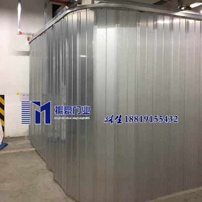 折封铝合 密叠门 伸缩推拉门 金弧形转弯屏风门 左右收缩趟门定做