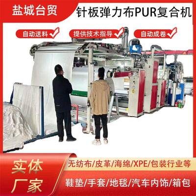 针板弹力布服装UR热熔胶复合加热工 无刮不痕熔干胶复合涂PTM-PUR