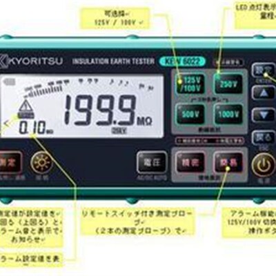 日本 共立 KYORISTU 绝缘 接地 多功能测试仪 KEW 6022/6023 正品