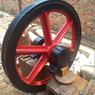 矿用单槽凿井天轮 坚固耐用 运转平稳 矿用天轮立井提升固定式天