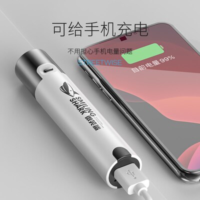 强光超亮手电筒可拆卸18650电池小型便携迷你远射户外米家用led灯