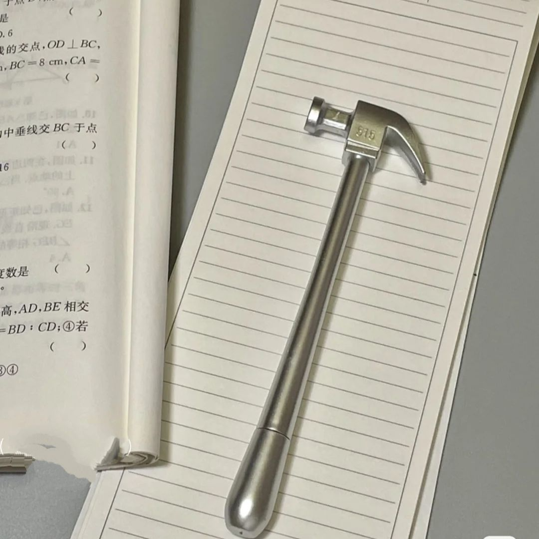 开学ins小红书同款锤子笔搞怪有趣仿真沙雕文具锤子0.5签字笔