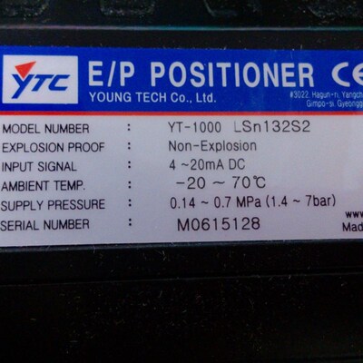YTC电气阀门定位器YT-1000LSN132S01:YT-1000RDM131S00
