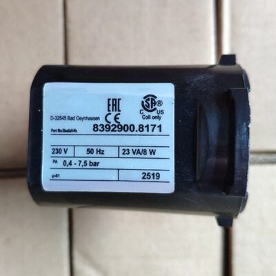 电磁脉冲阀线圈D-32545  8296600 8392900 8296400 8298000.8171