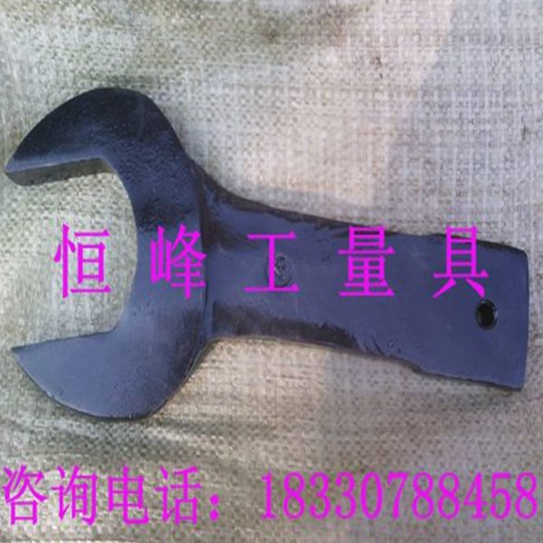 直柄敲击呆扳手锤击打击叉口扳手单头开口扳手锤击开口扳手S75