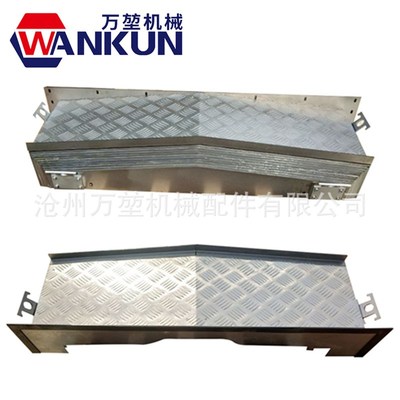 钢板防护罩d机床数控机械设备防尘异形伸缩不锈钢导轨防护罩防护