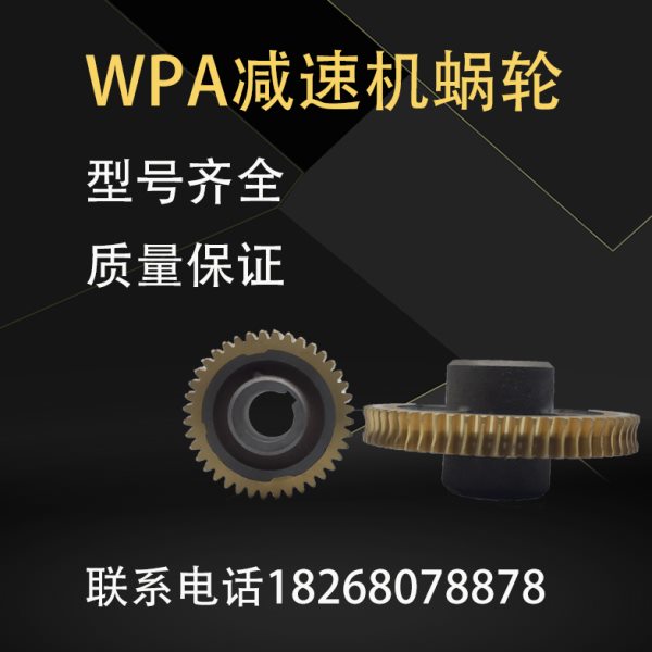 WPA蜗轮铜包铁铸铁减速机蜗轮WPA70型蜗轮蜗杆减速机wpa涡轮蜗杆