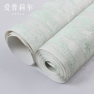3D立体纯色素色无纺布灰色金色竖条纹墙纸北欧卧室客厅硅藻泥壁纸