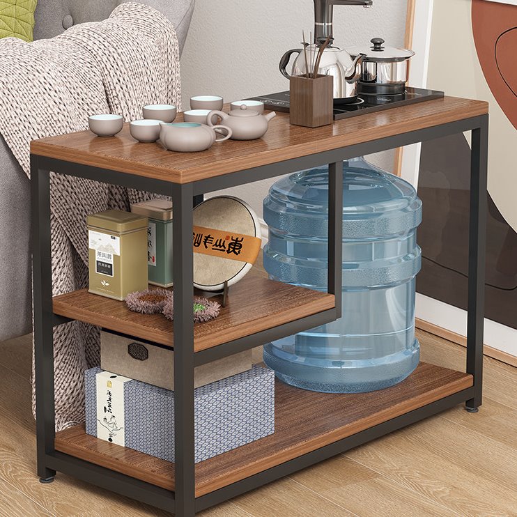 茶桌客厅家用2023新款茶台沙发边几侧边柜茶水柜移动茶几小桌子
