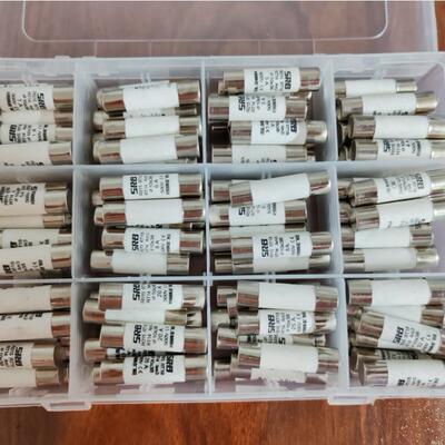 10x38120pcs陶瓷保险丝1A2A3A4A5A6A8A10A16A20A25A32保险丝套装