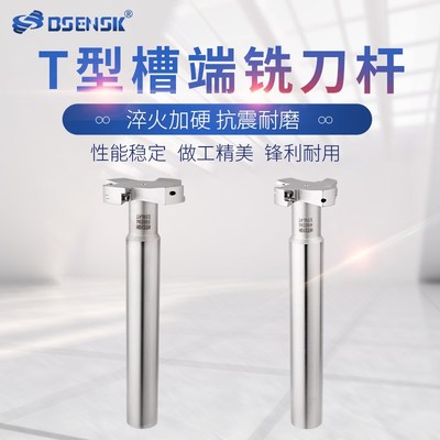 BSENSK可转位直柄T型槽三面刃开槽刀杆HTS加工中心数控侧铣端面槽