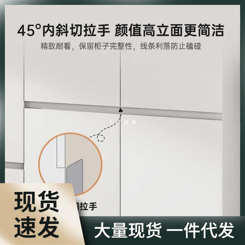 定制现代简约加深60cm深度到顶衣柜家用卧室平开门主卧收纳大衣