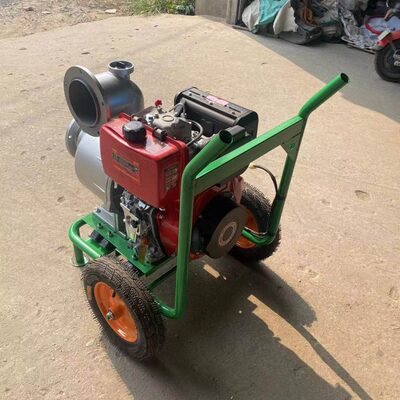 手推汽油六寸抽水泵 大马力柴油供应抽水机 鲁强牌汽油抽水泵