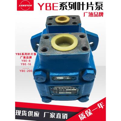 适用广液液压叶片泵YBE-80/100/125/160/200液压泵总成配件小型液