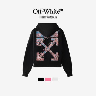 OFF-WHITE™ 情侣装新款连帽拉链卫衣休闲外搭