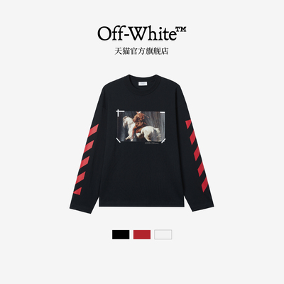OFF-WHITE™圆领长袖T恤