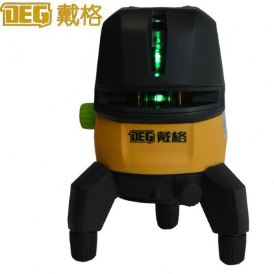 DEG戴格绿光水平仪5线强光平水仪3线带强点标线仪2线水平垂直十字