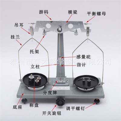 11002学生天平J0104力学教学仪器实验机械实验器材杠杆式等臂