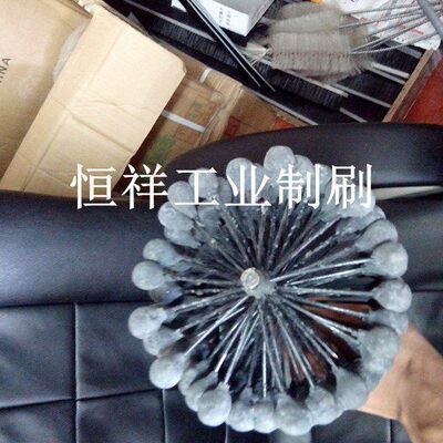 气缸镗气缸垫研磨球头刷抛光铸件铝合金件含磨料去除毛刺抛光毛刷