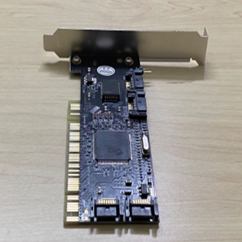 PCI SIL3114 SATA150 4-通道RAID阵列卡四口SATAⅠ磁盘扩展提升卡