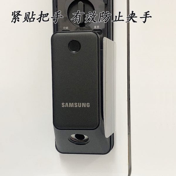 智能锁指纹密码锁防夹手挡片挡板亚克力透明材质加长款普通款