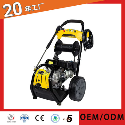 汽油清洗机洗车机高压家用大流量商用带卷管器pressure washer