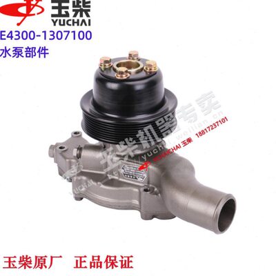 原厂玉柴4110电喷国三四发动机E4300-1307100冷却水泵江淮客货车