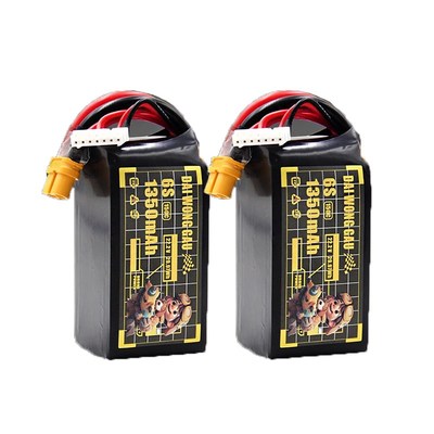 大黄狗6S航模锂电池 1350 1480 1550mAh 150C 22.2V竞速FPV穿越机