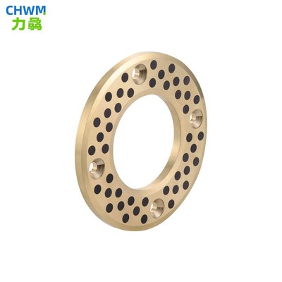 STW无油自润滑铜板石墨滑板铜合金高力黄铜套耐磨块导板通用防腐