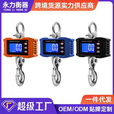 CRANE SCALE 500kg1t电子吊钩秤工业无线电子秤吊磅行车称天车秤