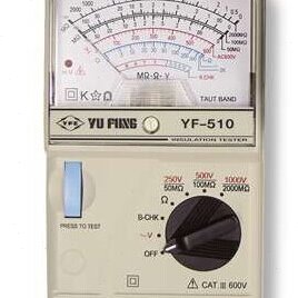 泰玛斯 YF-510指针式绝缘测试仪(兆欧表)