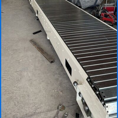 链流水线重型板托盘金属送家厂工业传机吨包链板输送机链板输送机