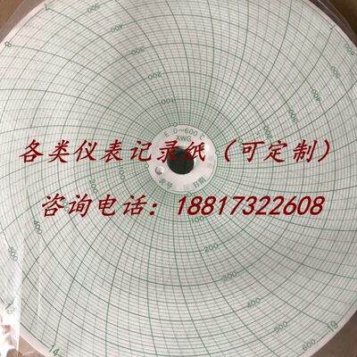 纸0章60温度E 圆盘-X 纸3604中21G008仪表记录℃ 21图W60 天0 圆