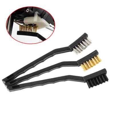 Dotbit3D打印机清洁喷嘴热床清洁刷 铜线 铁线 尼龙 三件套清洁刷