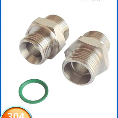 304不锈钢伊顿标椎24度锥密封卡套过渡接头力古1CB1DB1CM1DMED