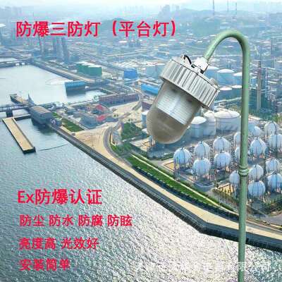 防爆三防灯防爆平台灯冷库灯油库灯粉尘防爆灯LED防爆灯100W50W