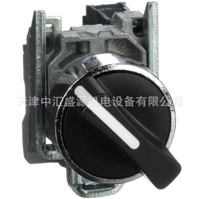 XB4BD21标准选择开关1NO开关2位锁定ZB4BZ101+ZB4BD2选择开关